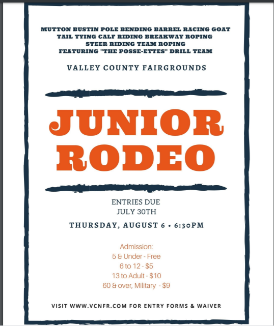Junior Rodeo Poster - Cascade Chamber of Commerce