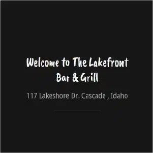 Eat - Cascade Chamber of Commerce